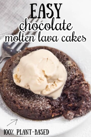 Healthy Lava Cake (Vegan Chocolate Molten Lava Cake)