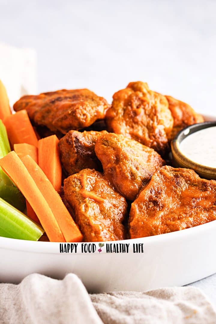 Vegan Buffalo Chicken Wings - Happy Food, Healthy Life