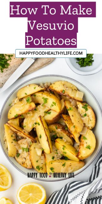 Vesuvio Potatoes - Happy Food, Healthy Life