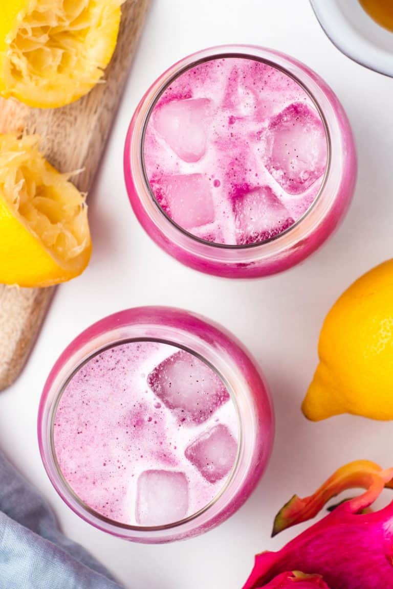 Dragon Fruit Lemonade - Happy Food, Healthy Life