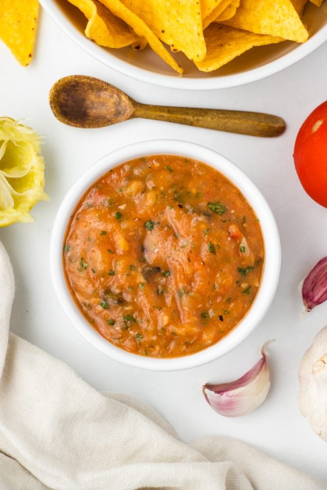 Salsa Tatemada Recipe (Fire-Roasted Salsa)