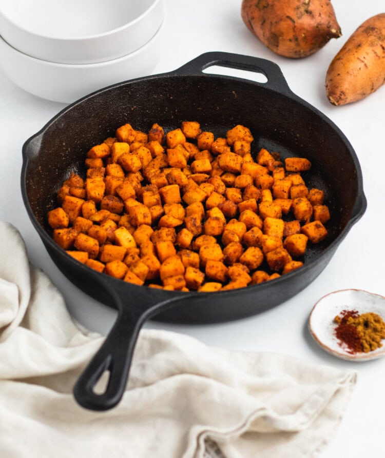 Easy Sauteed Sweet Potatoes